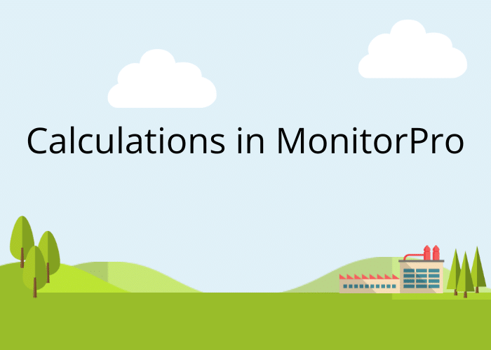 Calculations: Environmental Data Configuration with MonitorPro